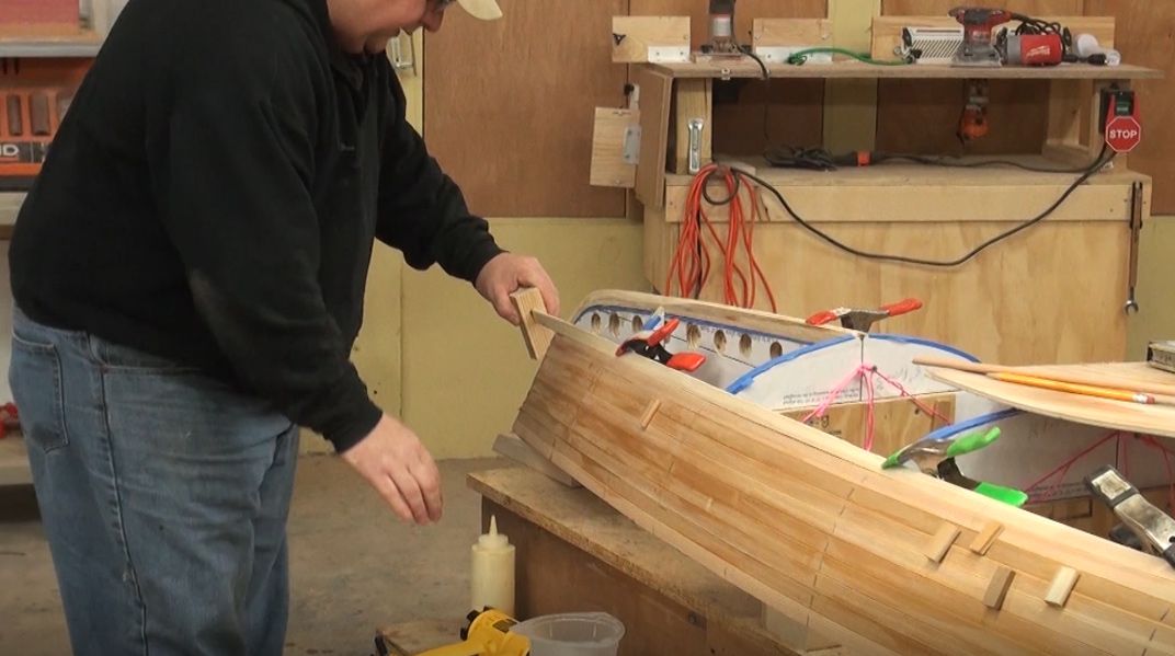 Kayak Building - Sandy Point Boat Works