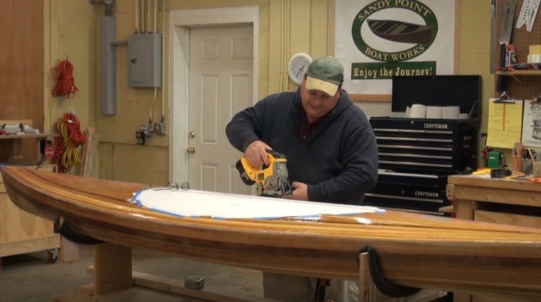 Kayak Building - Sandy Point Boat Works